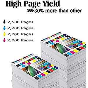 6-Pack (3BK+1C+1M+1Y) TN221 TN-221 Toner Cartridge Compatible Replacement for Brother HL-3140CW HL-3180CDW HL-3170CDW MFC-9130CW MFC-9340CDW MFC-9330CDW Color Printer