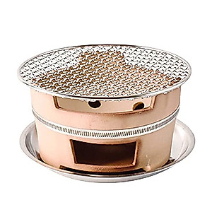 MagiDeal Portablel Clay BBQ Camping grill Carbon Furnace Grill Outdoor Hot Pot for Picnic Travel Cooking Camping Picnic Garden