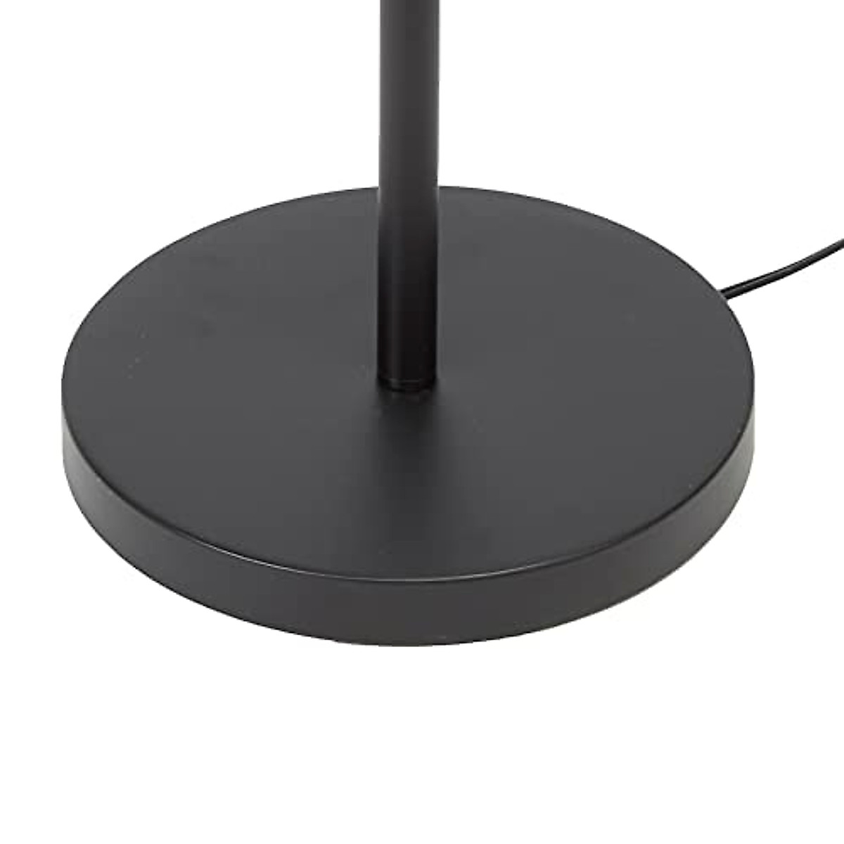 Silverwood Cyndi Rattan Floor Lamp, Black 15" L x 15" W x 64" H in