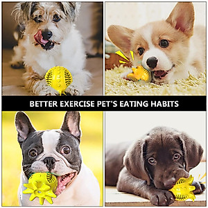 POPETPOP Teething Toys Teething Toys Teething Toy Dog Toothbrush Chew Toy Sound Chewers Toy Molar Toy Care Teeth Cleaning for Medium Large Dogs Teething Toys Teething Toy Chew Toys