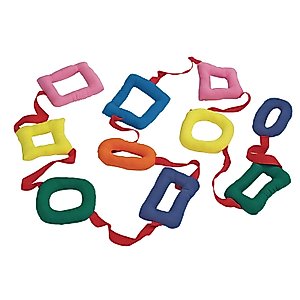 Excellerations Shapes Walking Rope for Kids Classroom Supplies(14-1/2' Long)