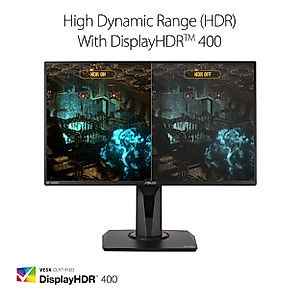 ASUS TUF Gaming VG259QM 24.5” Monitor, 1080P Full HD (1920 x 1080), Fast IPS, 280Hz, G-SYNC Compatible, Extreme Low Motion Blur Sync,1ms, DisplayHDR 400, Eye Care, DisplayPort HDMI (Renewed)