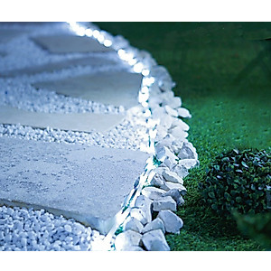 Ntsevsun Solar Rope Lights Outdoor, Waterproof 50 LED Solar String Light, Decoration Light for Outdoor,Garden,Gate,Patio,Yard,Lawn,Home,Wedding,Christmas Party (White) Pack of 2