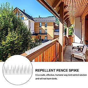 Happyyami 20 pcs Fence Wall Spikes Anti Climb Fence Wall Spikes Burglars Garden Security Anti Climb cat/Intruder Deterrent