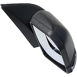 Kool Vue Right Power Heated Mirrors for Ford F-150 2015-2018 Manual Fold With Signal Light, Spotter Glass & Puddle Lamp; Without Memory & Auto-Dimming Textured Standard Cab, Up To 02/26/18