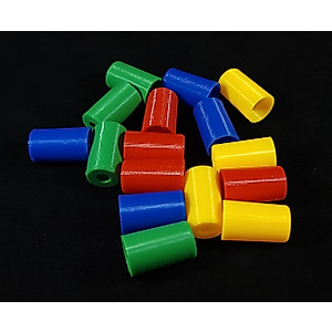 Trouble Board Game Replacement Pieces Parts Movers Pawns Pegs -16 Red Green Blue Yellow