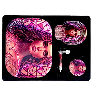 Nelton 4 Pcs Pink Celestial Grinder and Accessories