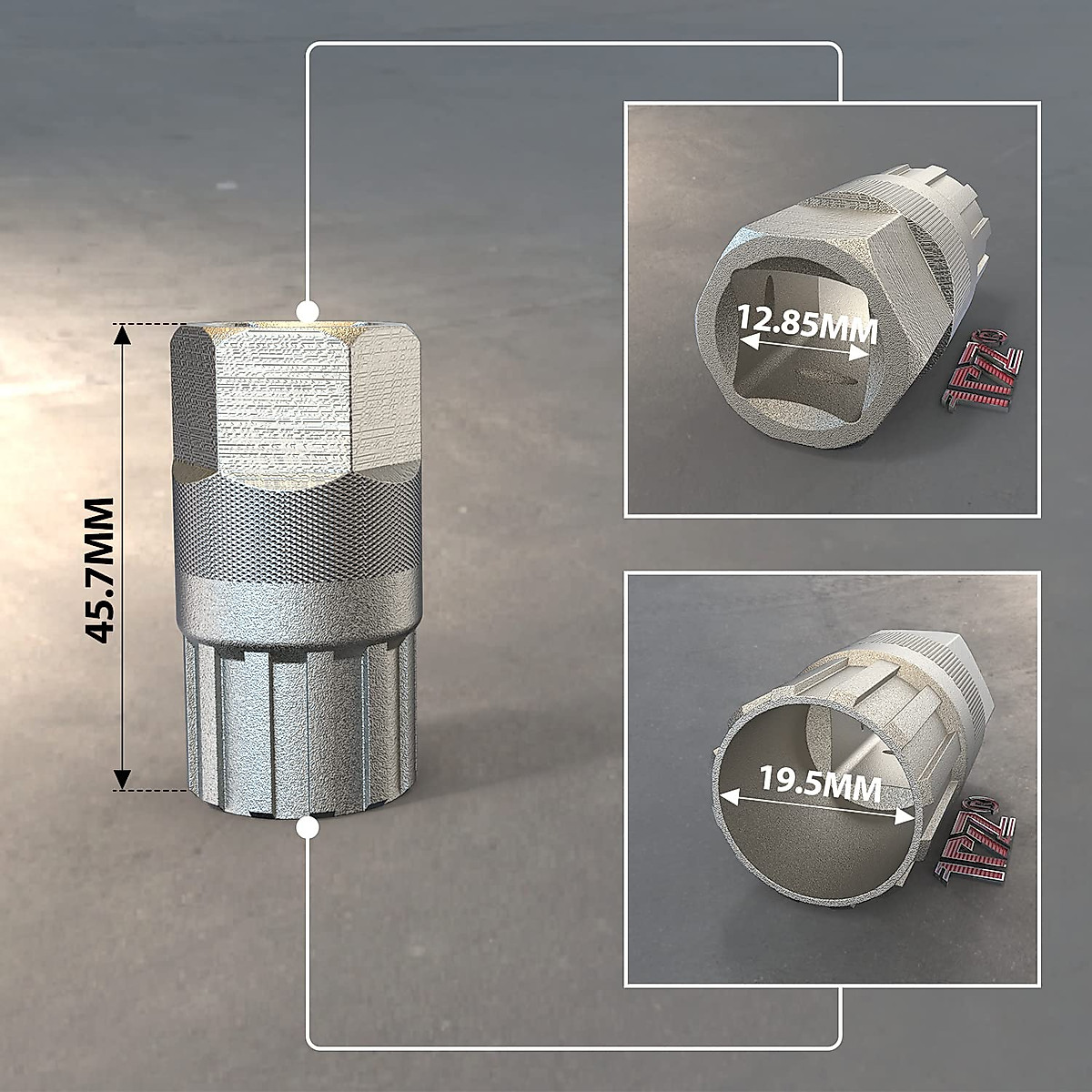1PZ FW9-A67 Bike Freewheel Set 7-Speed Tourney/TY MF-TZ500 Screw On Multiple Freewheel, 14-28 Tooth with Freewheel Removal Repair Lockring Tool and 7 Speed Bike Chain
