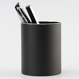 Pen holder, aluminum alloy waterproof pen holder, desktop simple and modern minimalist, multifunctional office supplies for families, kids and schools