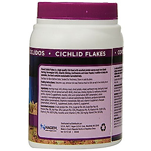 Fluval Cichlid Flakes 60gm, 2.12-Ounce