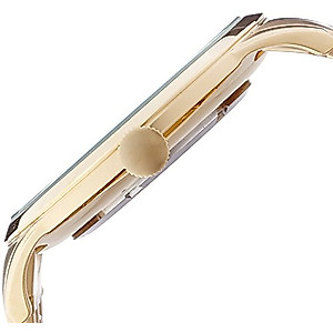 Armitron Men's 20/4962BKGP Black Sunray Dial Gold-Tone Bracelet Watch