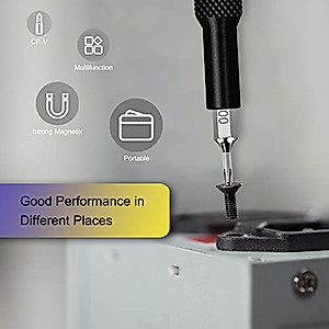 VCELINK Small Screwdriver Set with Case GJ751, 25 in 1 Magnetic Tiny Screwdriver Kit Electronics, Precision Mini Torx Bits Set for Computer, Phone, Game Console, Eyeglasses, Wtaches, Jewelers
