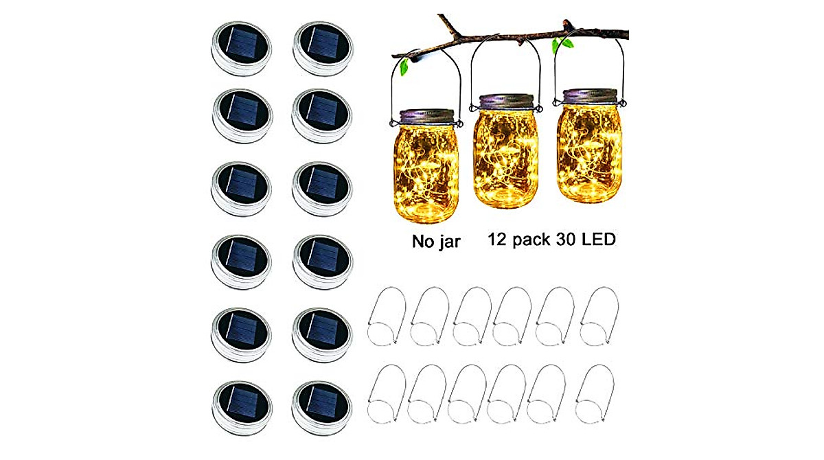 Upgrade Your Garden Decor with Solar Mason Jar Lid Lights