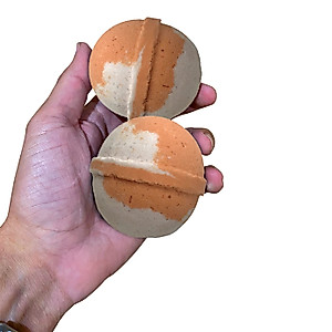 Orange You Glad Bath Fizzers Sweet Personalized Gifts for Kids Customizable Bath Bombs Orange Coconut Scent Cute Stocking Stuffers for Women Dad Joke Gifts