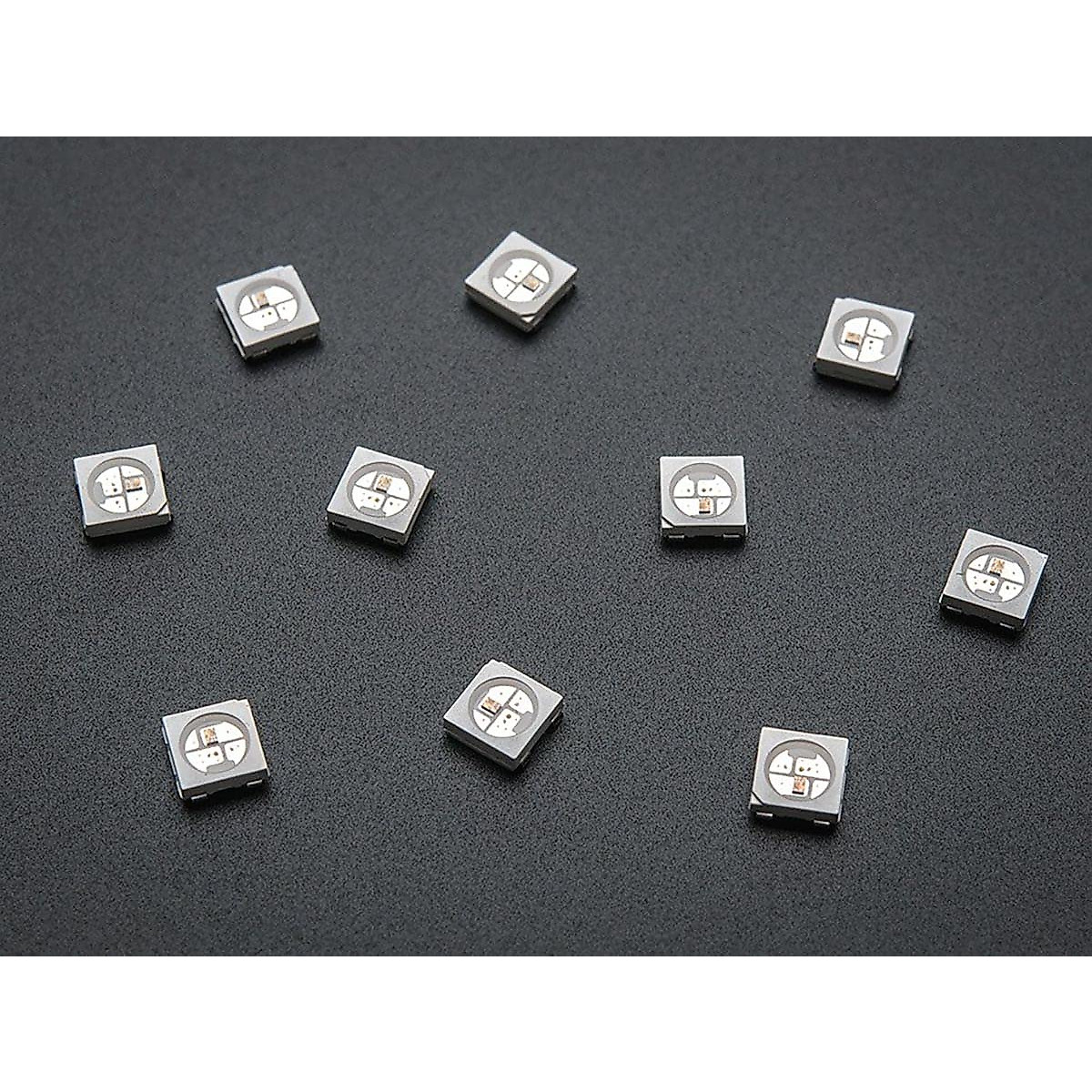 Adafruit 5050 RGB LED with Integrated Driver Chip - 10 Pack