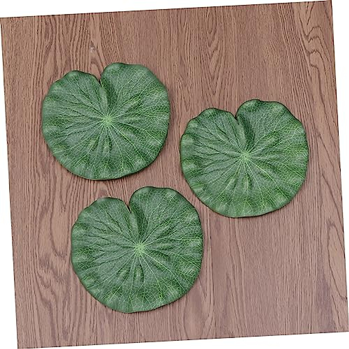 NOLITOY Lotus Leaves 30 Pcs Fleur De Lis Decor Green Decor Green Plants Mask Lilly Pads Artificial Lily Pads Artificial Leaves Artificial Plants Artificial Leaf Water Lotus Pool