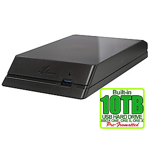 Avolusion HDDGear (HDDGU3-10TB-XBOX) 10TB USB 3.0 External Gaming Hard Drive (Xbox Pre-Formatted for Xbox ONE X) - 2 Year Warranty