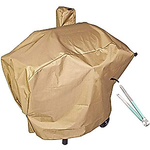ZBXFCSH Heavy Duty Full-Length Grill Cover Fits Camp Chef Patio Cover DLX 24", SmokePro 24", PG24, PG24B, PG24LS, PG24S, PG24SE, PG24LTD,PG24WWS, PG24WWSS, Tan