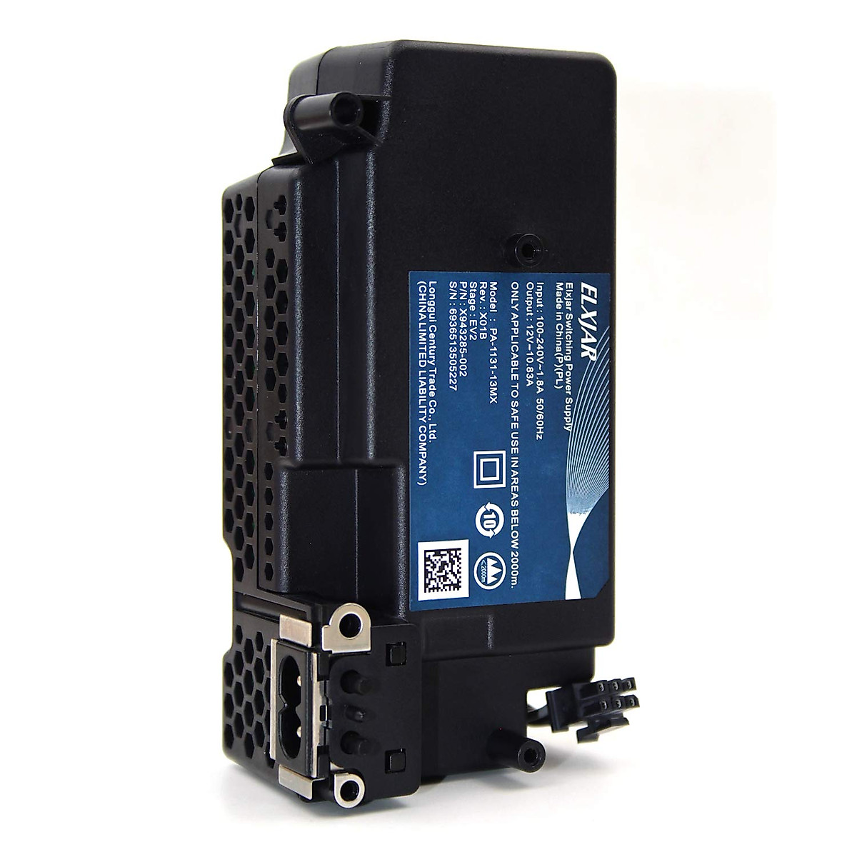 elxjar New Replacement Internal Power Supply AC Adapter Brick PA-1131-13MX N15-120P1A for Xbox One S (Slim) 1681 Part Number: X943284-004 X943285-005 X943285-004