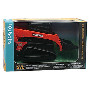 New Ray Mini Chargeuse Kubota SVL90 1/18° -33173 SS Toy, Multi-Coloured