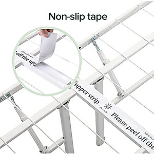 ZINUS SmartBase Tool-Free Assembly Mattress Foundation / 14 Inch Metal Platform Bed Frame / No Box Spring Needed / Sturdy Steel Frame / Underbed Storage, White, Cal King