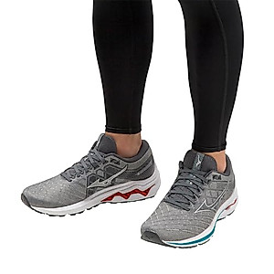 Mizuno Men’s Wave Inspire 18 Running Shoes, Ultimate Grey-Silver, 10.5