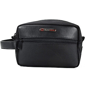 Alpine Swiss Hudson Travel Toiletry Bag Shaving Dopp Kit Case