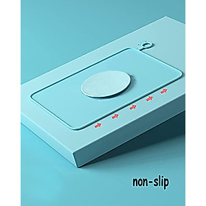 Silicone Placemats for Baby & Kid, Stain Resistant Non-Slip Toddler Food Mats Eating Table Mat with 2 Packs (Series 3)