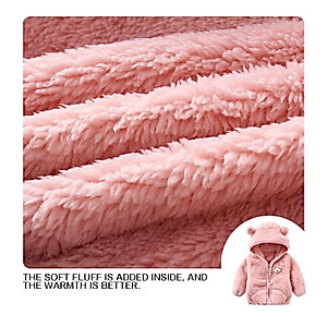 Tumaron Newborn Baby Girls Fleece Jacket Winter Clothes Coat Infant Sweater 9-12 Months