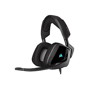 Corsair Void RGB Elite USB Premium Gaming Headset with 7.1 Surround Sound, Carbon