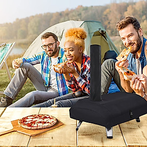 Carry Cover for Ooni Karu 16 inch Pizza Oven, iCOVER Heavy Duty Portable Outdoor Pizza Oven Cover for Ooni Karu 16 Multi-Fuel Waterproof Backyard Pizza Oven Accessories