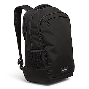 Vera Bradley womens Recycled Lighten Up Reactive Grand Backpack Bookbag, Black, One Size US