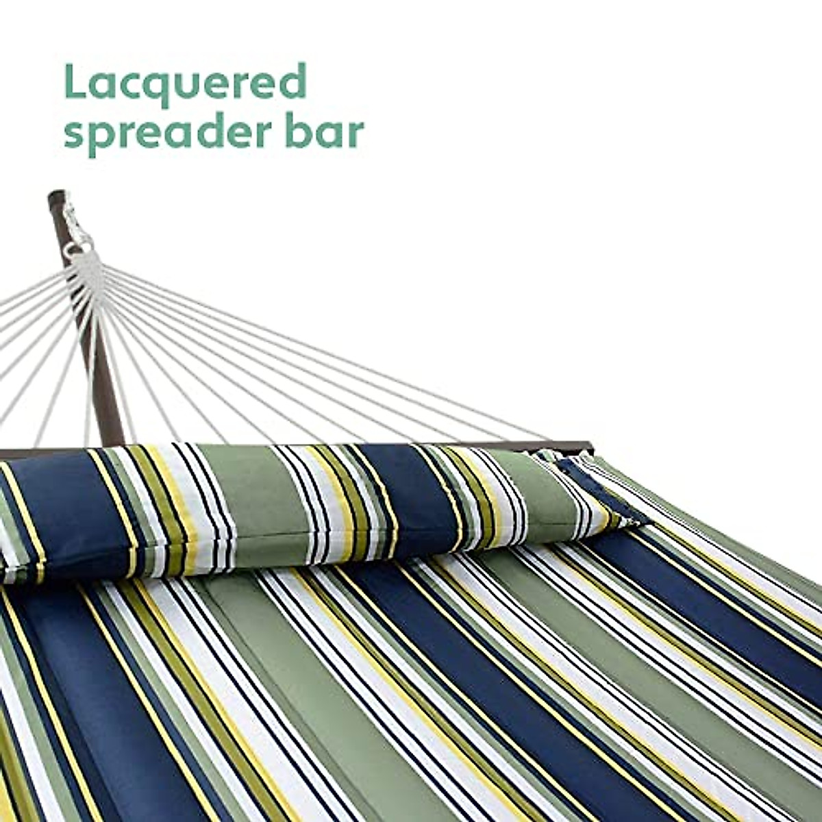 VITA5 Hammock with Stand Included - Home Must-Haves Outdoor Hammock Two Person for Summer - Portable Backyard Hammock with Stand - 2 Person Hammock Bed with Cupholder - 450lbs Capacity