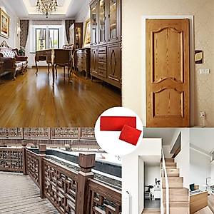 4 Pcs Wood Grain Tool, Wood Graining Painting Tool, Texture Pattern with Handle Roller Rubber Empaistic Graining Tool Paint Look Like Wood for DIY Wall Room Art Decoration