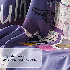 Murder Mystery Party Backdrop – Detective Party Banner, Mystery Party Background, Murder Mystery Party Decor, Spy-Themed Party Decorations - (70” x 43”)