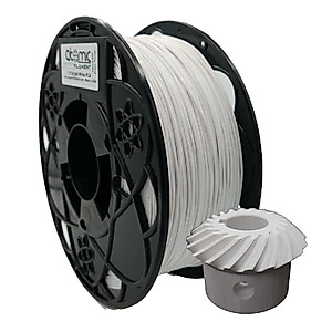 Atomic Filament Bright White 3D Printer PLA Filament 1.75 mm | Dimensional Accuracy 99% Probability +/- 0.02mm | 3D Printer Accessories | Fit Most FDM Printer | 1kg - 2.2lbs