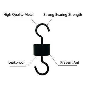 REZIPO 4 Pack Hummingbird Feeders Accessory Hooks, 2 Hooks with 2 Hummingbird Feeder Brushes