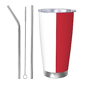 WXZYFP Car cup (single silver rim), can use a straw or drink directly, easy to use.Flag of Malta