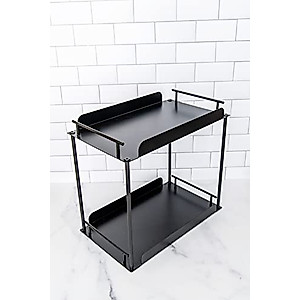 Buzzelli Company 2-Tier Standing Rack Countertop Storage Shelf, Organizer Holder