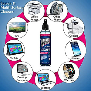 Endust for Electronics Screen Cleaner Spray, Electronic Anti-Static Cleaning Gel and Dusting Pump Multi-Surface Spray, For Plasma, LCD, Tablet, and Computer Screens, Monitor and Keyboard, Phone(11414)