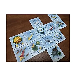 Kohaku (2nd Edition) , Koi Pond Buildling Zen Strategy Game for 1 to 4 Players - 25th Century Games