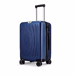 Hard Sided Luggage with Spinner Wheels,Expandable Suitcases with TSA Lock (20" Carry-on, Deep Blue)…