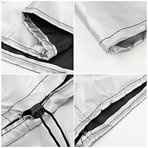 Yardwe Snow Plow Cover Snow Shovel Cover Blower Cover Air Blower Protector Electric Snow Thrower Snow Blower Premium Cover Riding Lawnmower Air Conditioning Cover Oxford Cloth Portable