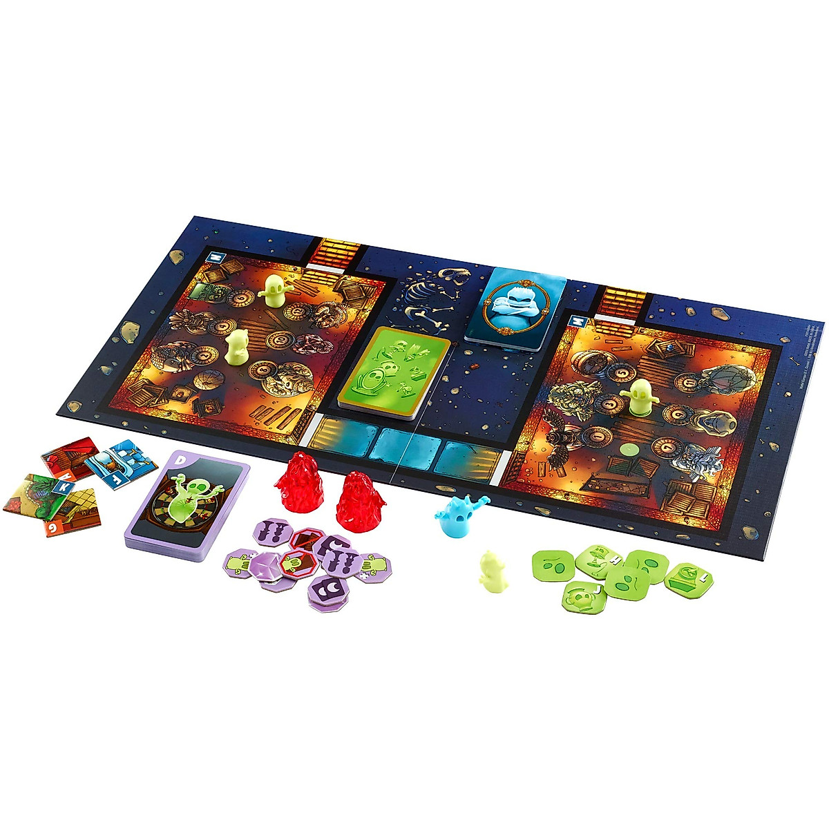 Mattel FXR14 Games Treasure Hunters Board Game, Multicolor