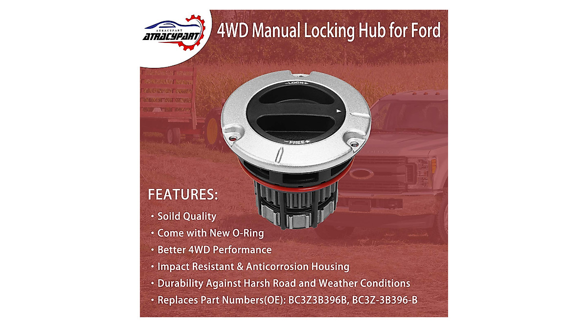 4WD Locking Hub Assembly for 2005-2023 Ford Super Duty