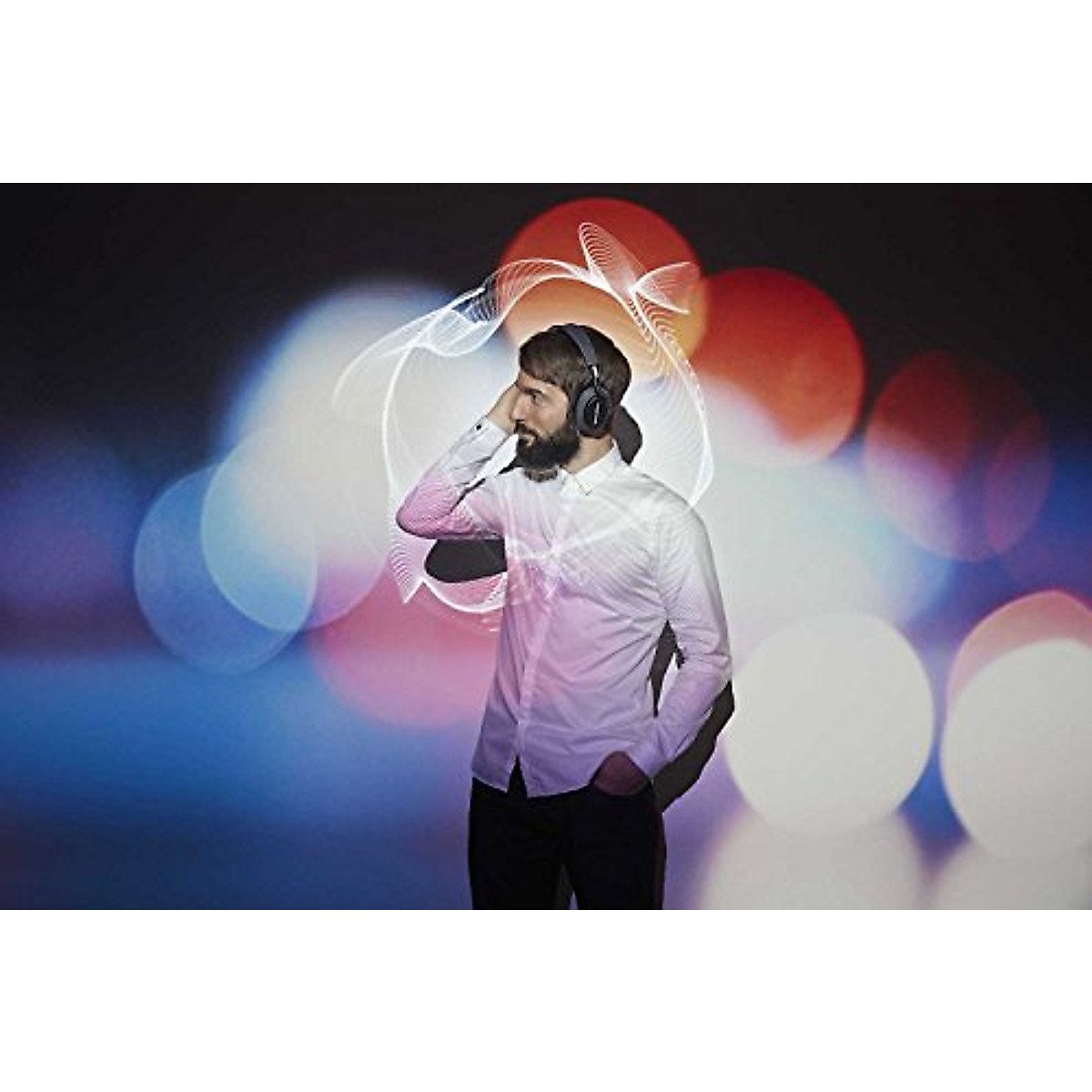 Bowers & Wilkins PX Active Noise Cancelling Wireless Headphones Best-in-class Sound, Space Grey