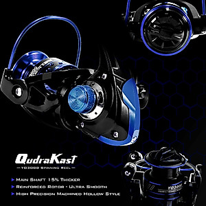 Fishing Rod and Reel Combos, Unique Design with X-Warping Painting, Carbon Fiber Telescopic Fishing Rod with Reel Combo Kit with Tackle Box, Best Gift for Fishing Beginner and Angler (180 Bule)