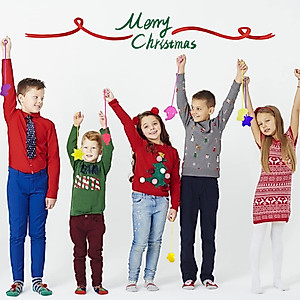 ZeQinToy 42 Pcs Christmas Sticky Hands Toys for Kids Boys Girls, Christmas Styles Stretchy Toys for Christmas Stocking Stuffers, Christmas Party Favors Gifts for Kids