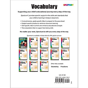 Spectrum Vocabulary, Grade 5