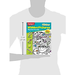 Playtime Sticker Puzzles (Highlights™ Sticker Hidden Pictures®)